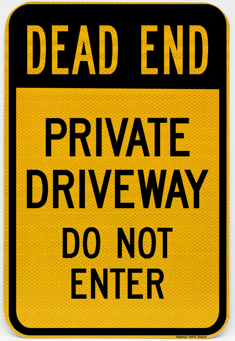 Do Not Enter Road Signs