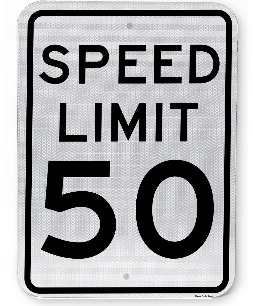R2-1 Speed Limit Sign (50 MPH) | Highway Traffic Supply