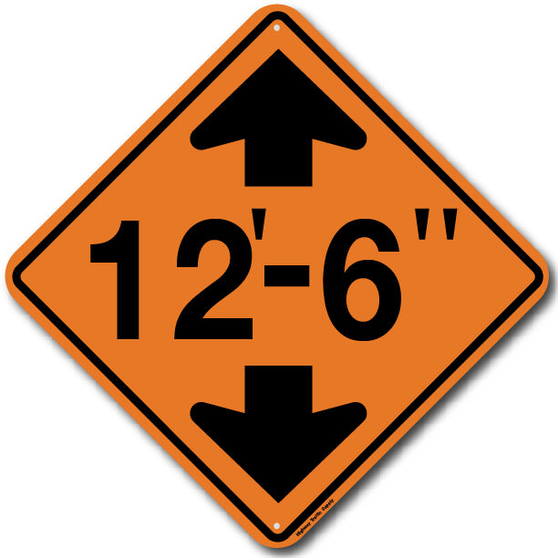 W12-2 Low Clearance | Construction Signs | Highway Traffic Supply