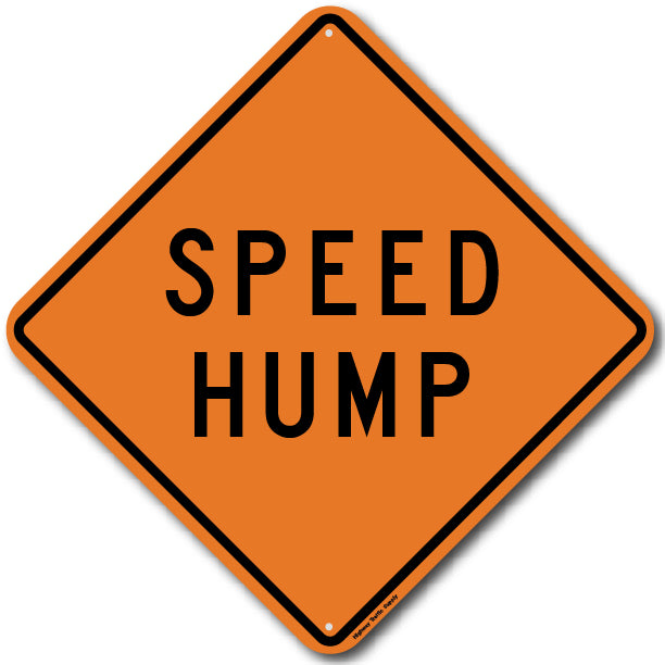 W17-1 Speed Hump | Construction Signs | Highway Traffic Supply