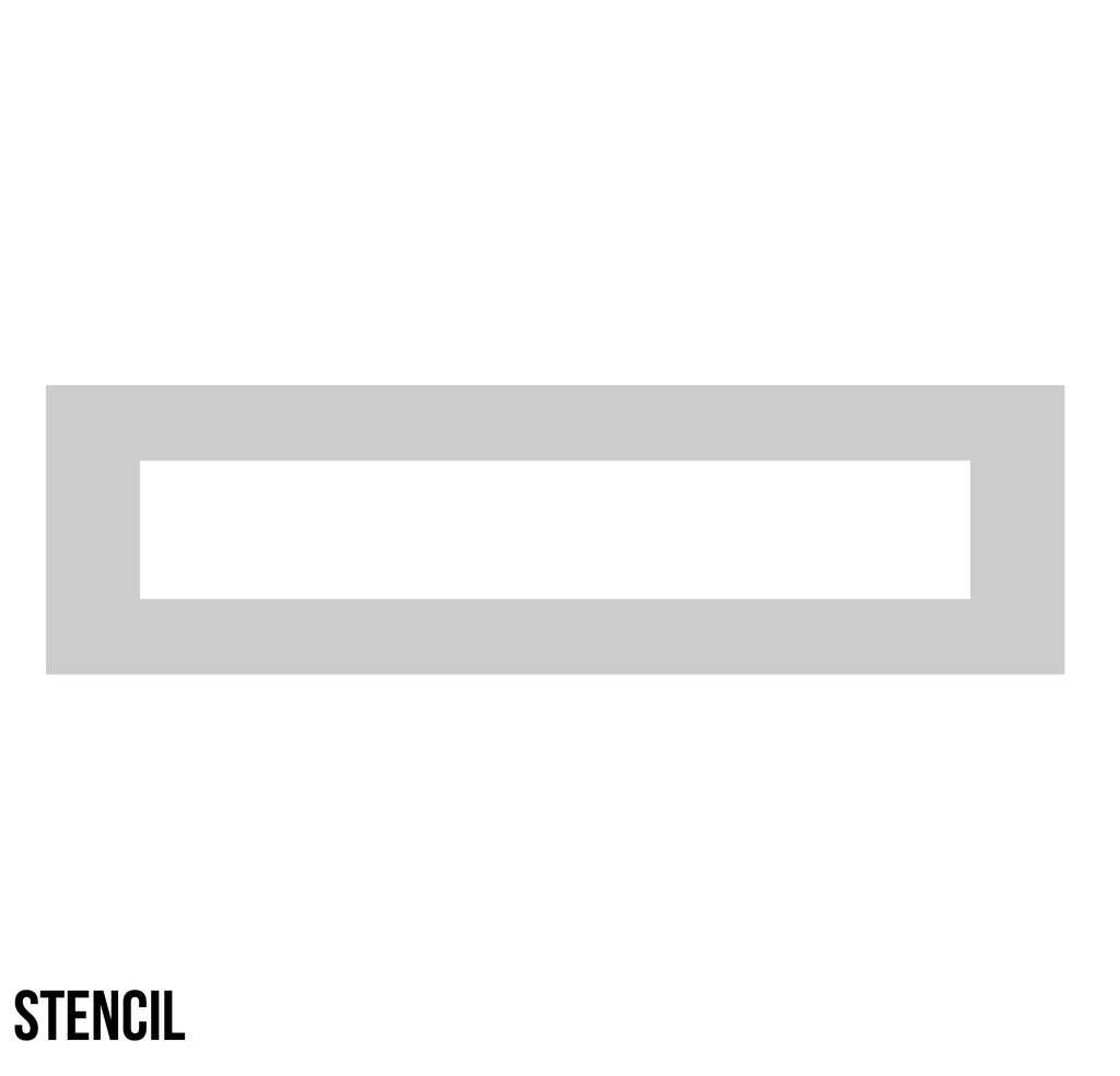 Stop Bar Stencil (8'x16") – Highway Traffic Supply